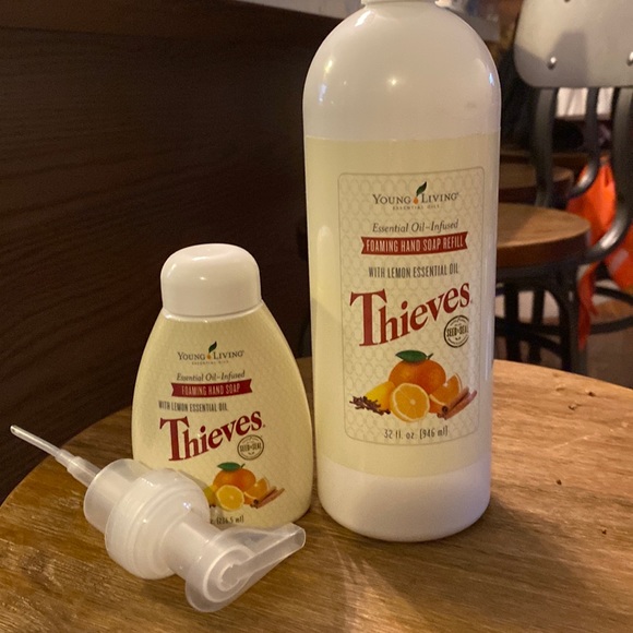 Young Living | Other | Sealed 32 Oz Young Living Thieves Refill 8 Oz ...